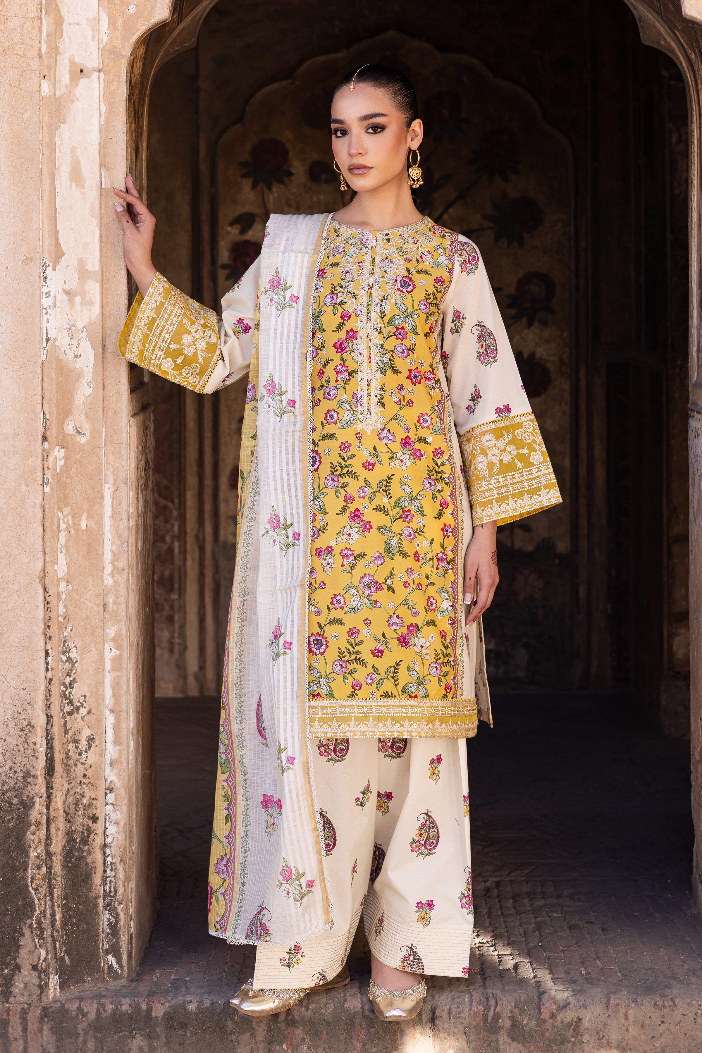 Sorbet 3Pc - Printed Lawn Dress – BATIK - AE