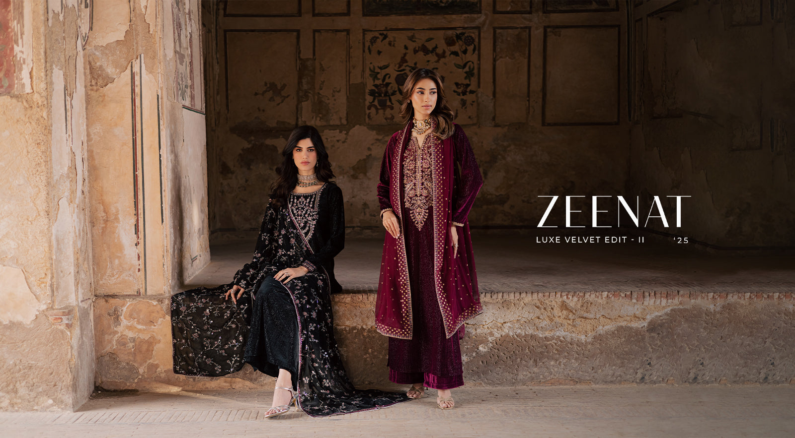 ZEENAT - LUXE VELVET EDIT – BATIK - AE