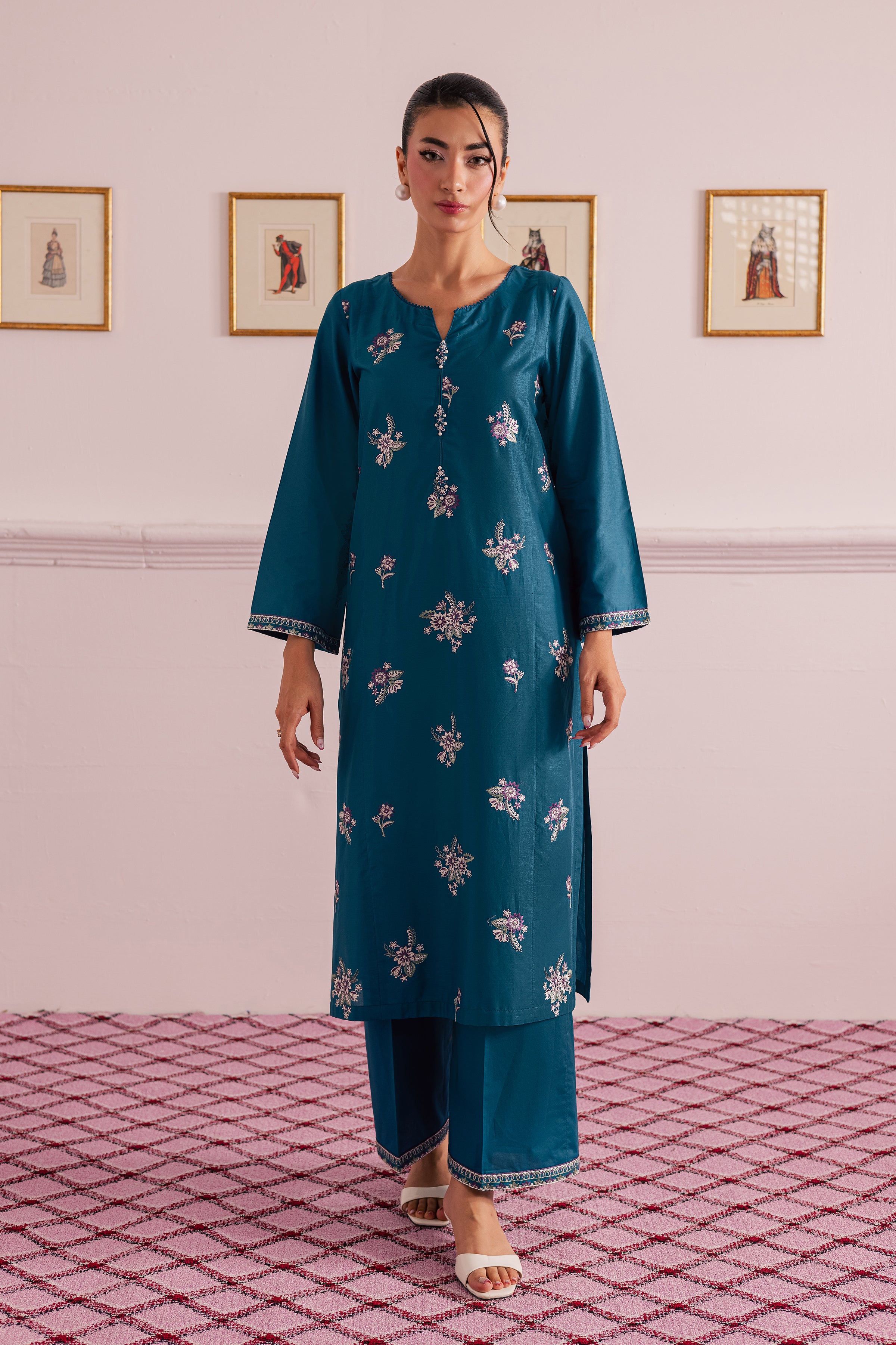 Junett 2Pc - Embroidered Casual Pret – BATIK - AE